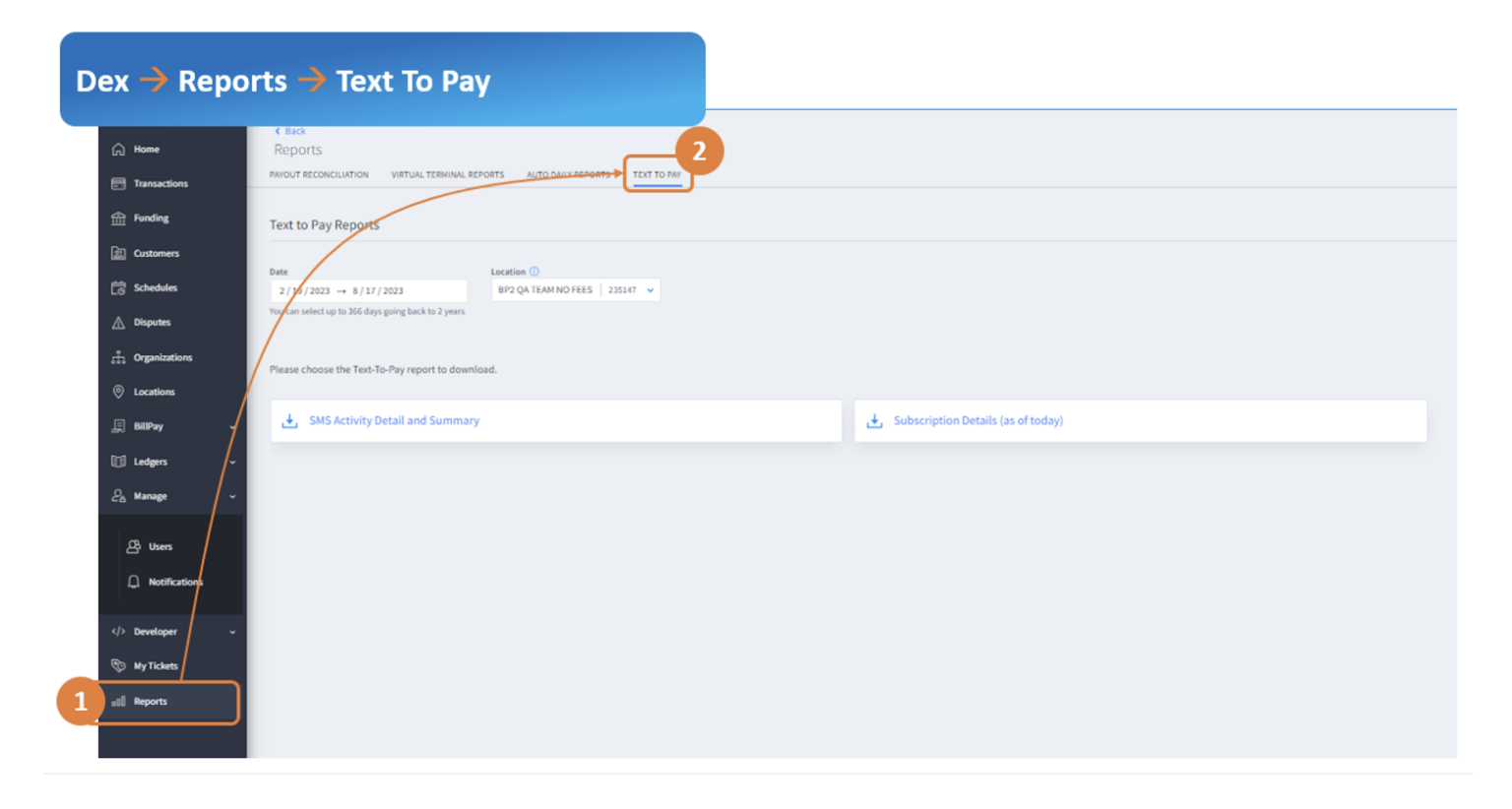 DEX REPORTS ENHANCEMENTS - CSG Forte